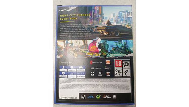 Cyberpunk 2077 file size revealed in leak, comes on 2 discs