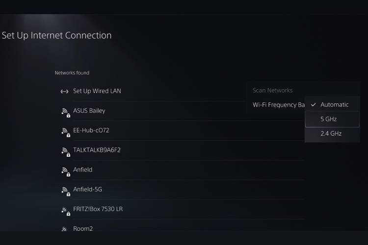 How to make your PS5 connect to 5GHz Wi-Fi