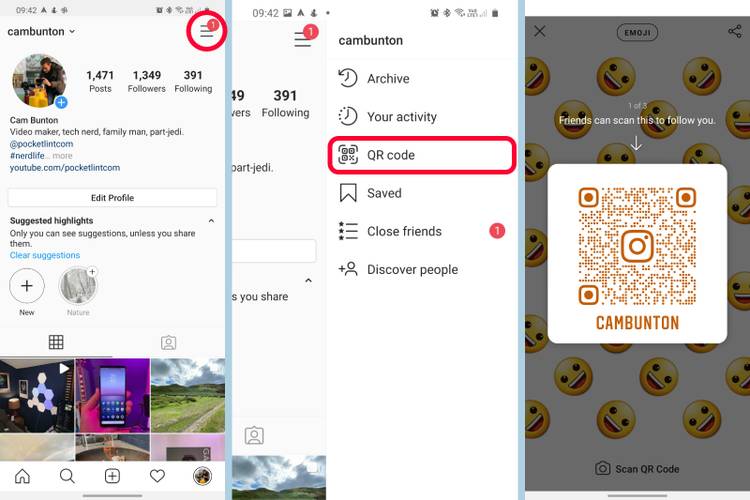 Instagram QR codes: Here's how to access yours and scan others