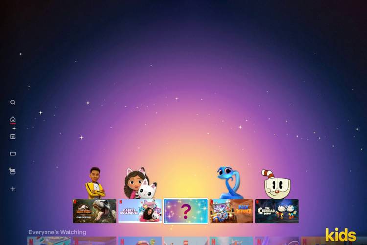 How to use the Netflix Mystery Box shuffle button for kids