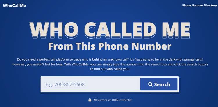 WhoCallMe overview: Find out who called me in seconds!