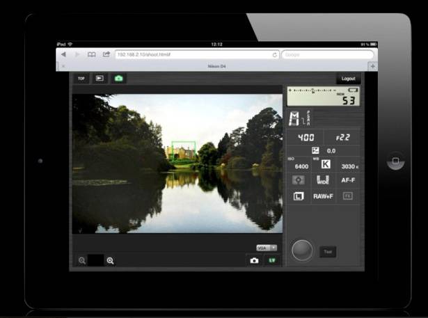 Nikon D4 offers HTTP mode, optimised for iPhone control