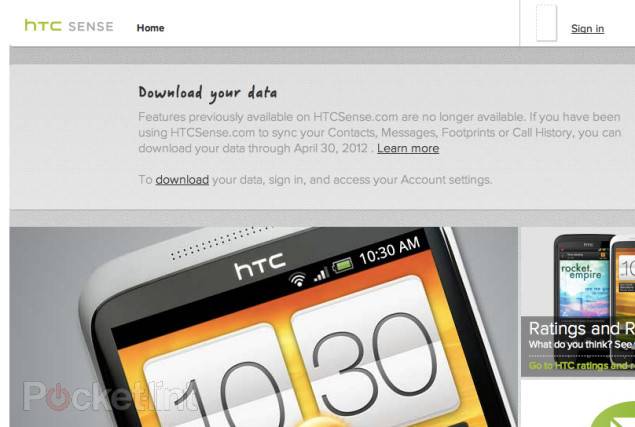 HTCSense.com alternatives: where to back-up and sync your Android next