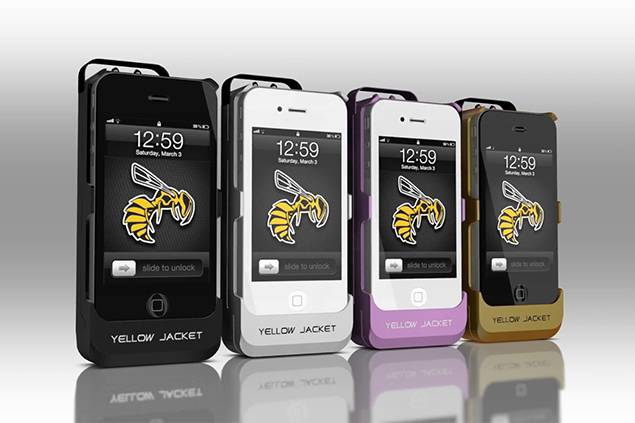 Yellow Jacket iPhone 650K-volt stun gun case to start production