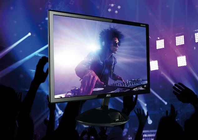 AOC's myStage iPhone docking display features 23-inch full HD display