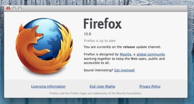 Firefox 15 arrives, has plans to be best gaming browser