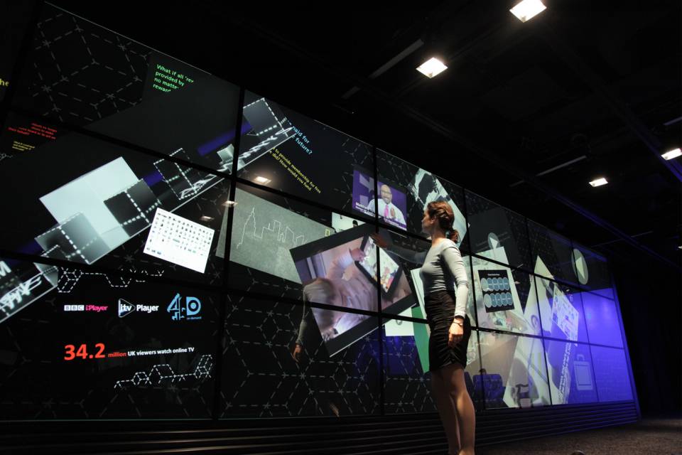 World's biggest touchscreen shown-off, sadly it won't fit in your ...