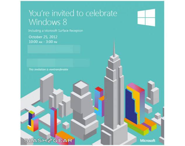 Microsoft schedules Window 8 launch event, Surface included