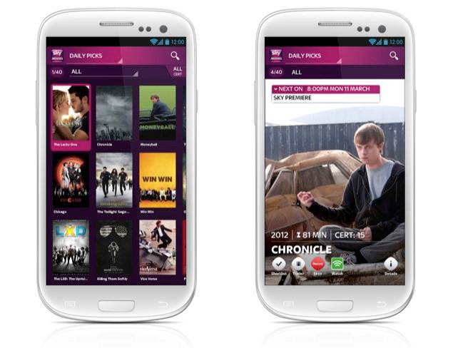 Sky Movies for Android now in Google Play Store