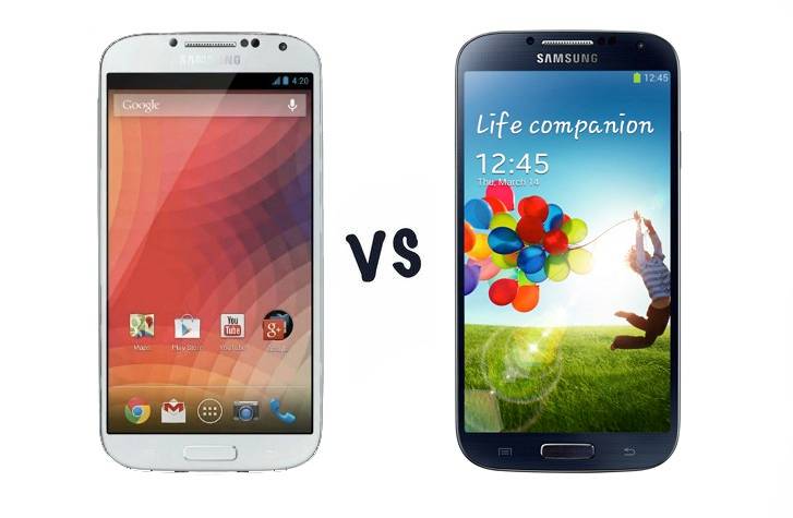 Samsung Galaxy S4 Google Edition vs Samsung Galaxy S4: What's the ...