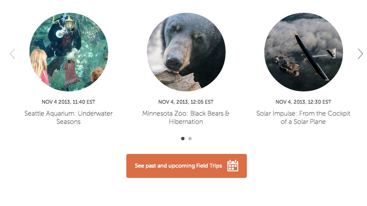 Google Connected Classroom offers virtual field trips from the classroom