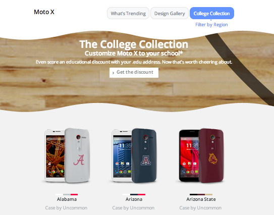 Motorola Moto Maker adds Moto X college colours and lowers price during ...