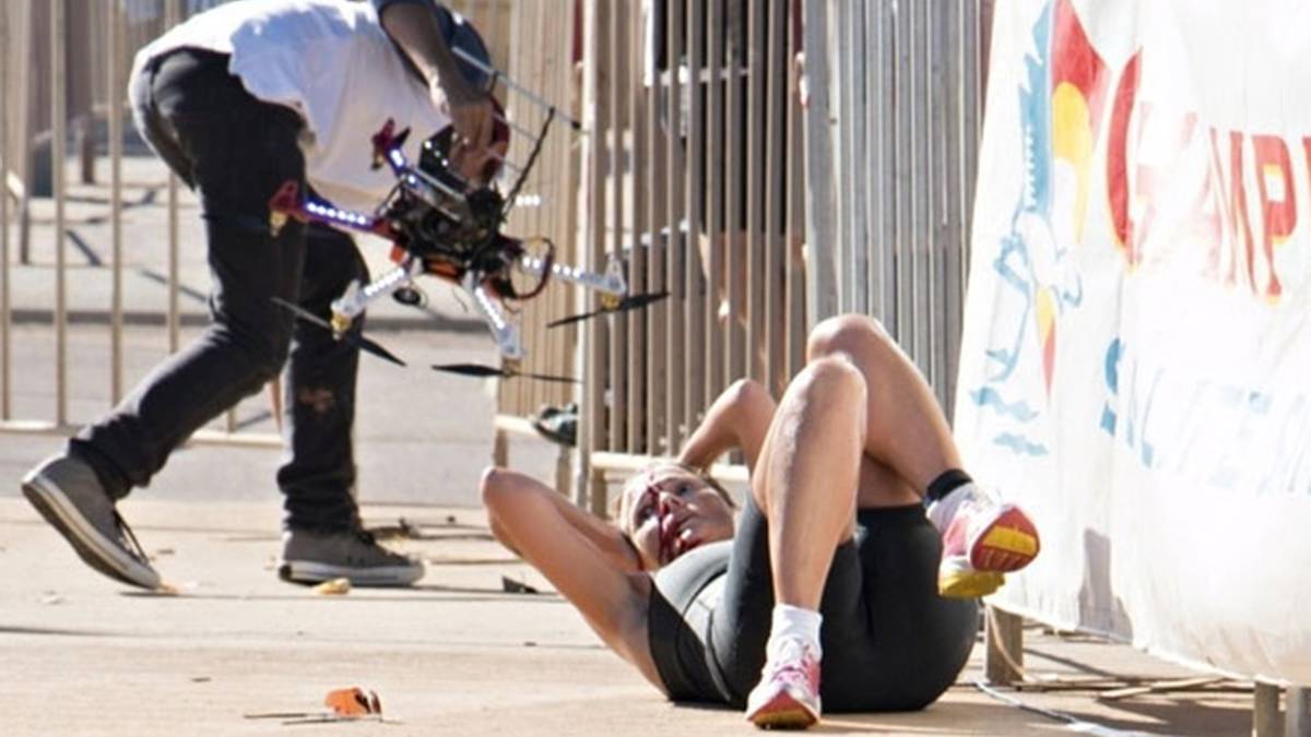 Drone cuts-open athlete, will pilot licences be required soon?