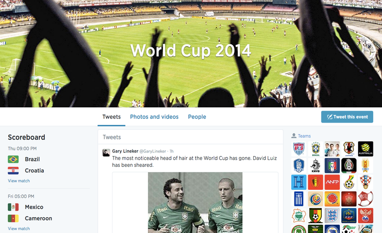 Following the #WorldCup on Twitter: Soccer Edition, hashflags, and more