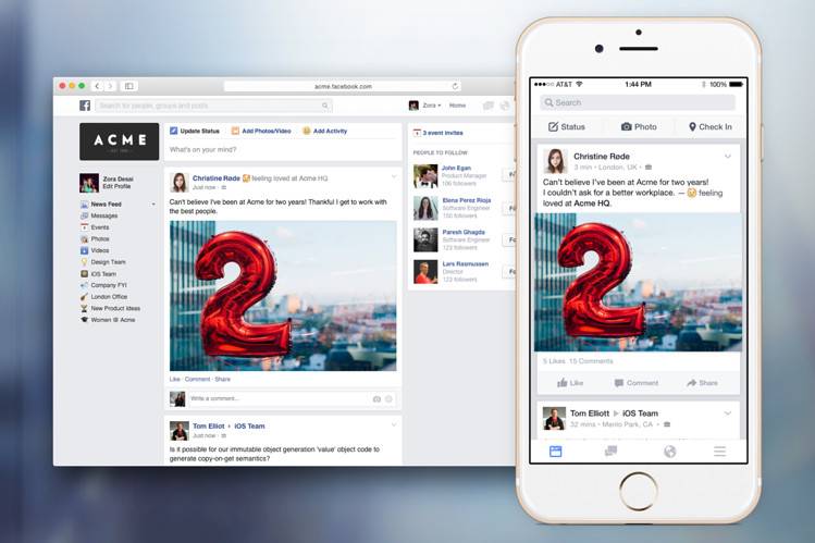 What is Facebook at Work and how does it work?