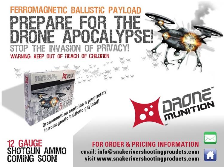 You can now buy special 'Drone Munition' shotgun shells to take down drones