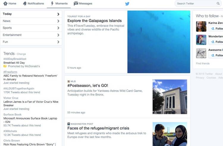 What is Twitter Moments and how does it work?
