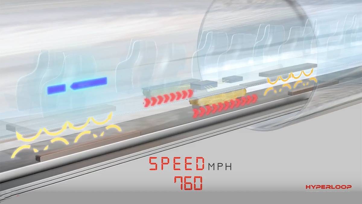 Hyperloop passive magnetic levitation system will help pods hit 760mph