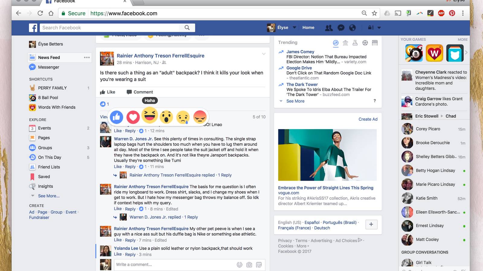 Reactions everywhere: Now you can 'sad' or 'wow' on FB comments
