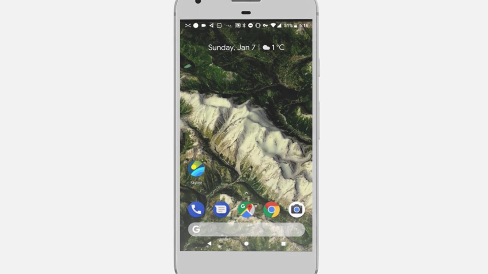 Turn your wallpaper into a live map of your current location with this app