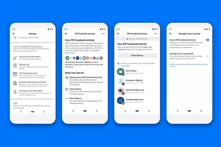 What is Facebook's Clear History tool and how does it work?