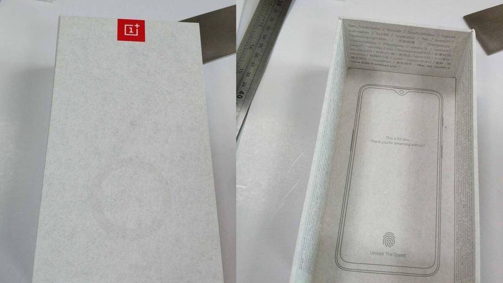 Alleged OnePlus 6T box shows off water-drop notch, community love ...