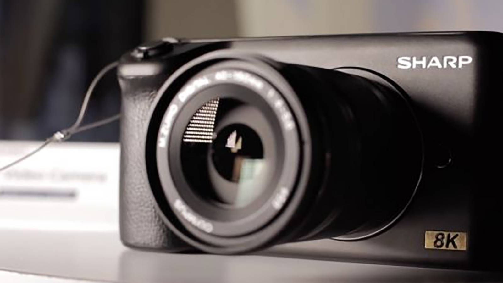 Sharp quietly revealed an 8K consumer video camera at CES