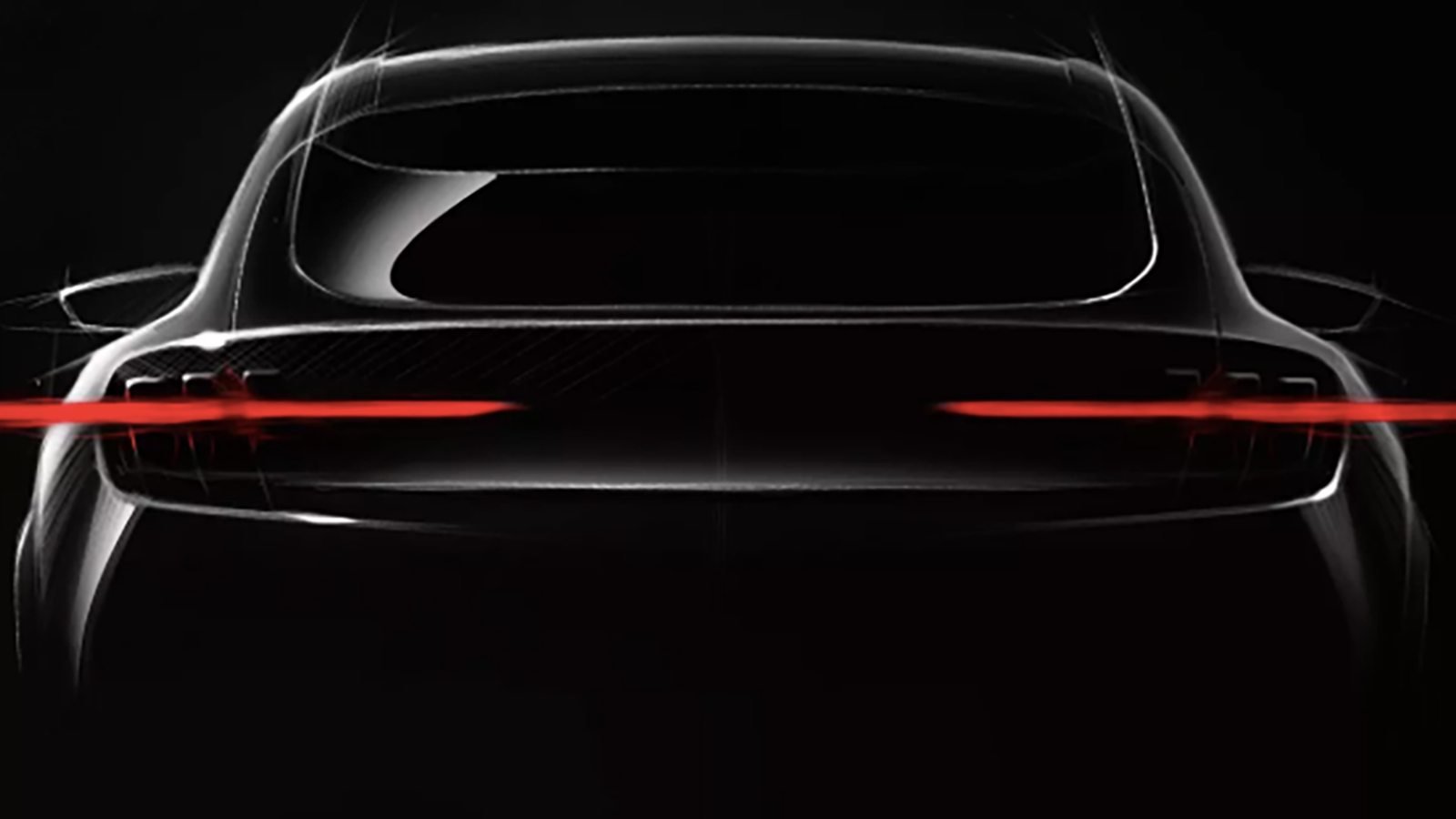 Ford responds to Model Y by teasing Mustang all-electric SUV