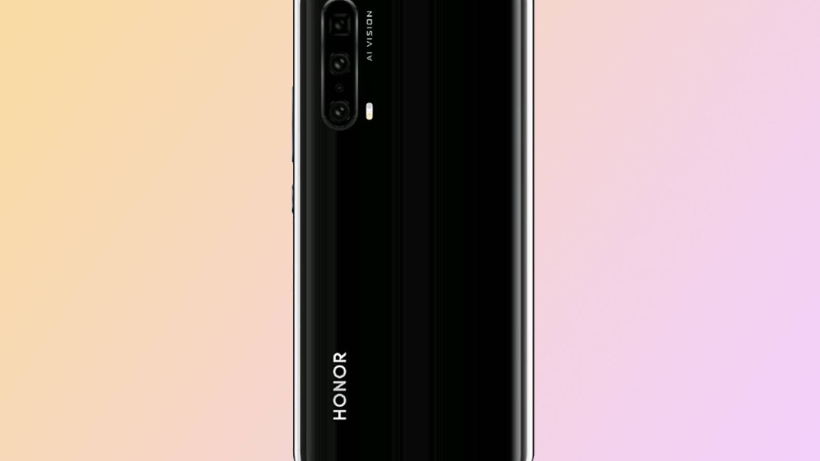 Honor 20 Pro leaks in black, confirming quad camera again