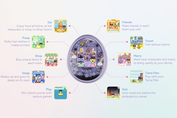 Tamagotchi is back with a new virtual pet that connects kids
