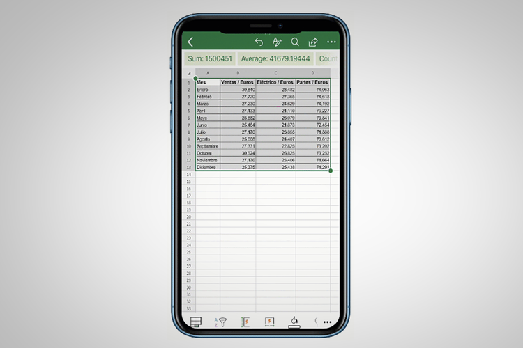 How to use Excel app to photograph and import spreadsheets