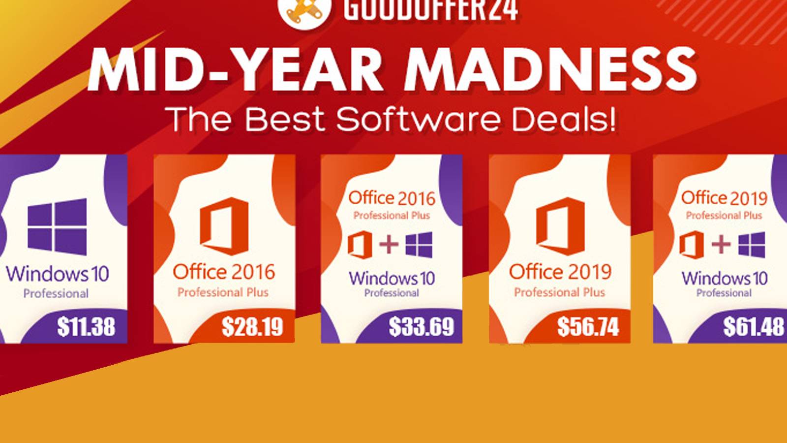 Best software deals! Mid-year madness hits GoodOffer24!