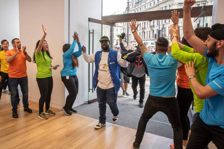 Inside Microsoft's new flagship London store