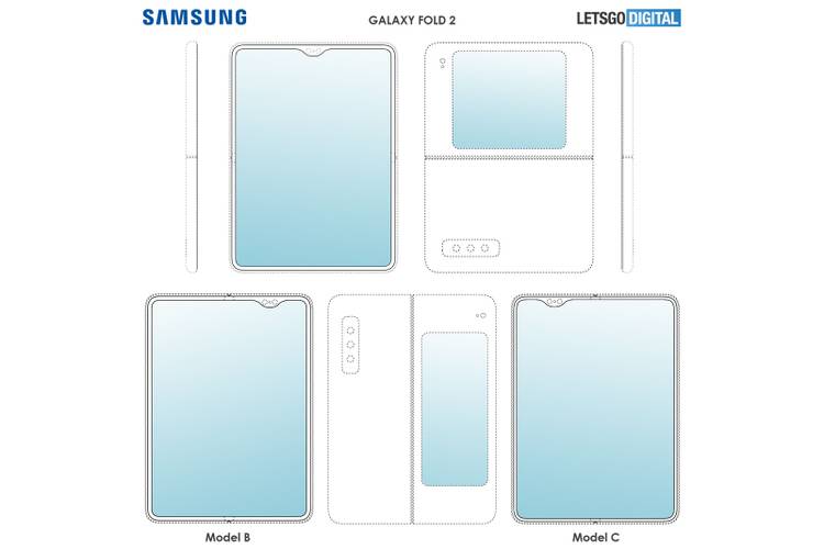 Here's what a Samsung horizontal folding phone could look like