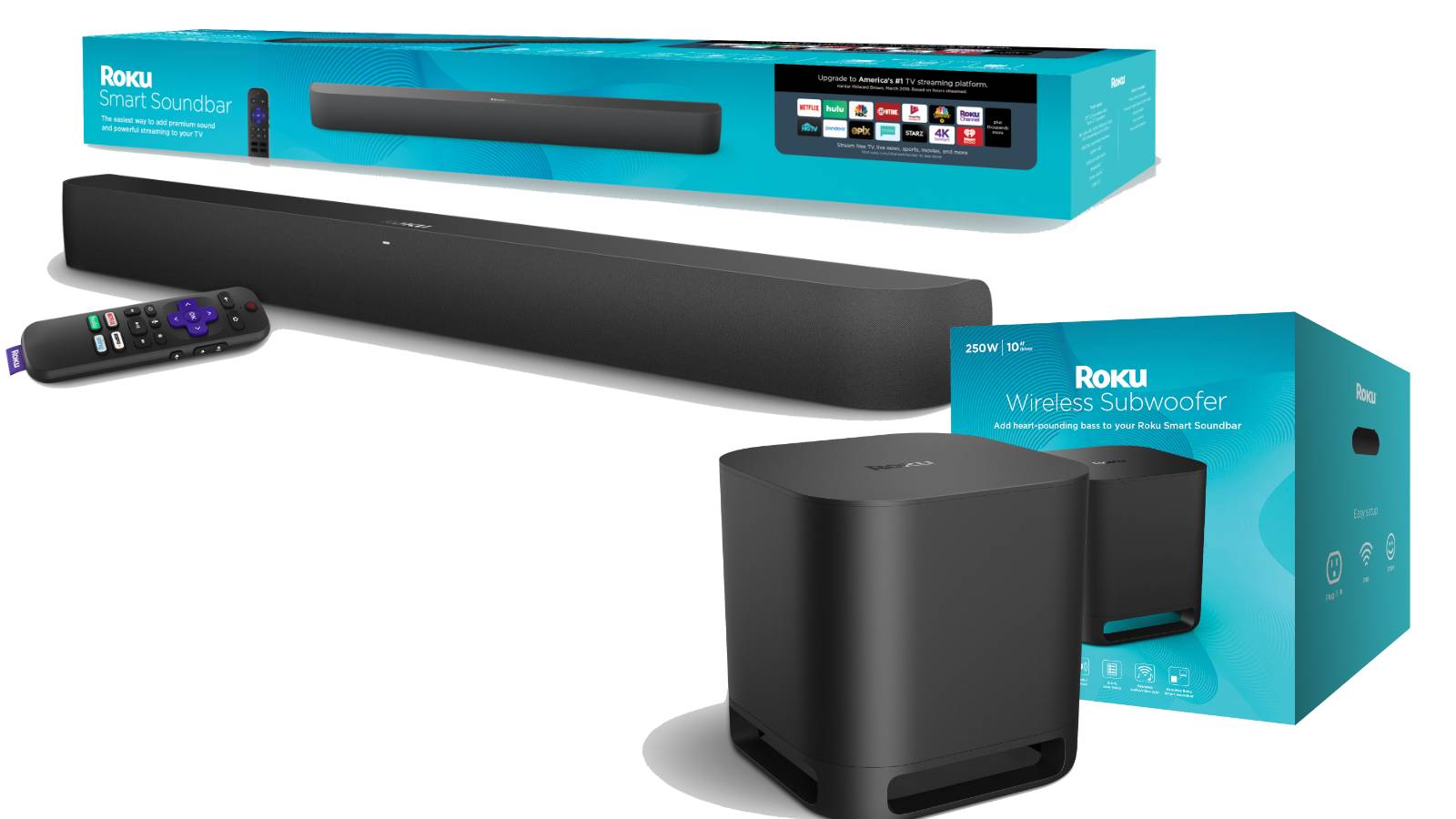 Roku introduces its own Smart Soundbar and Subwoofer