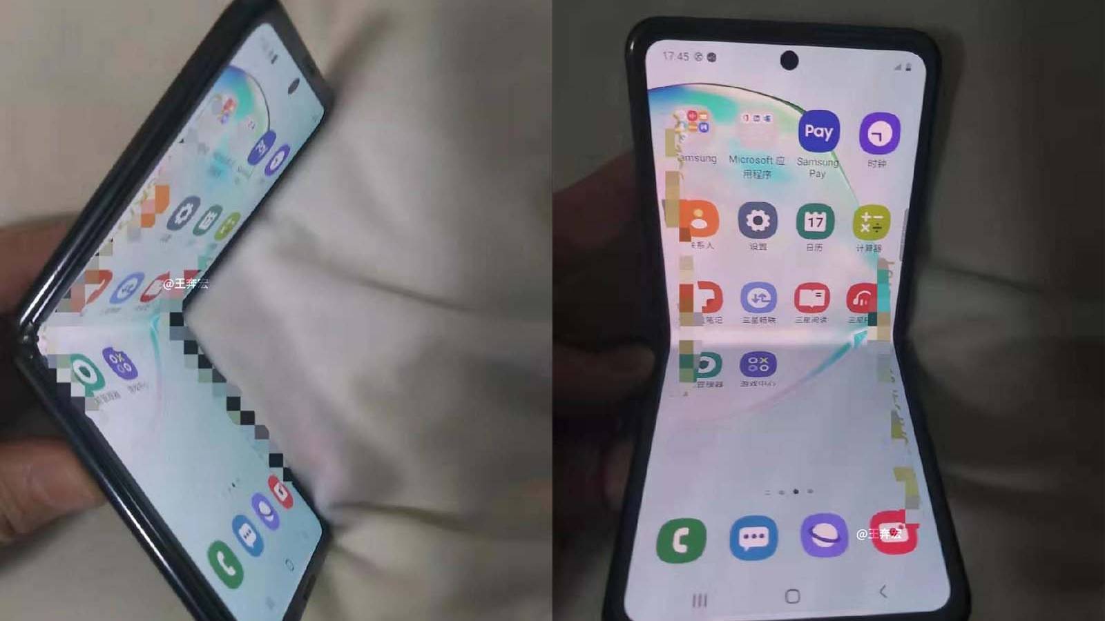 Samsung's clamshell Galaxy Fold leaks out in dramatic style