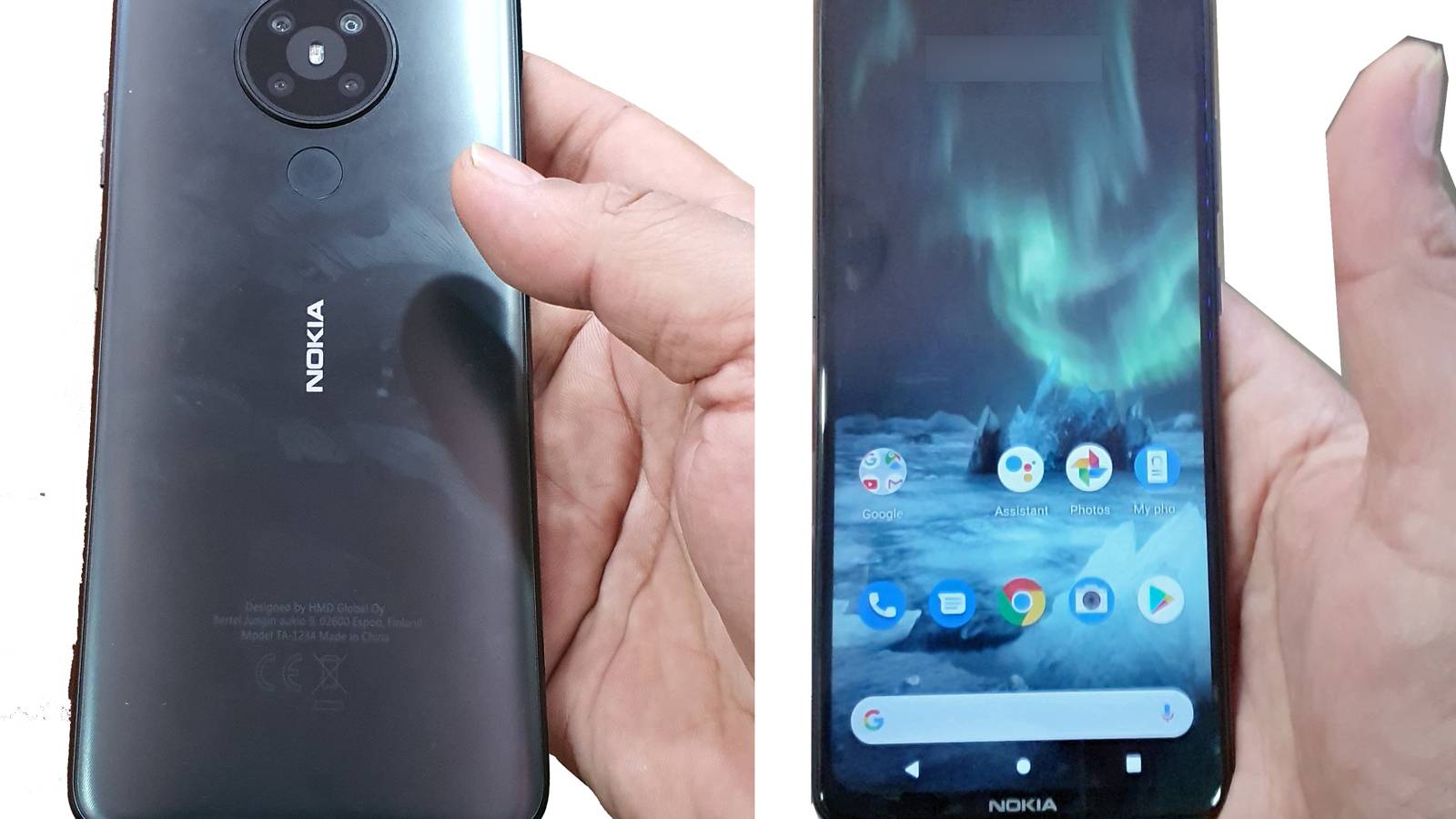 Nokia 5.2 leaks in hands-on photos with quad-camera array