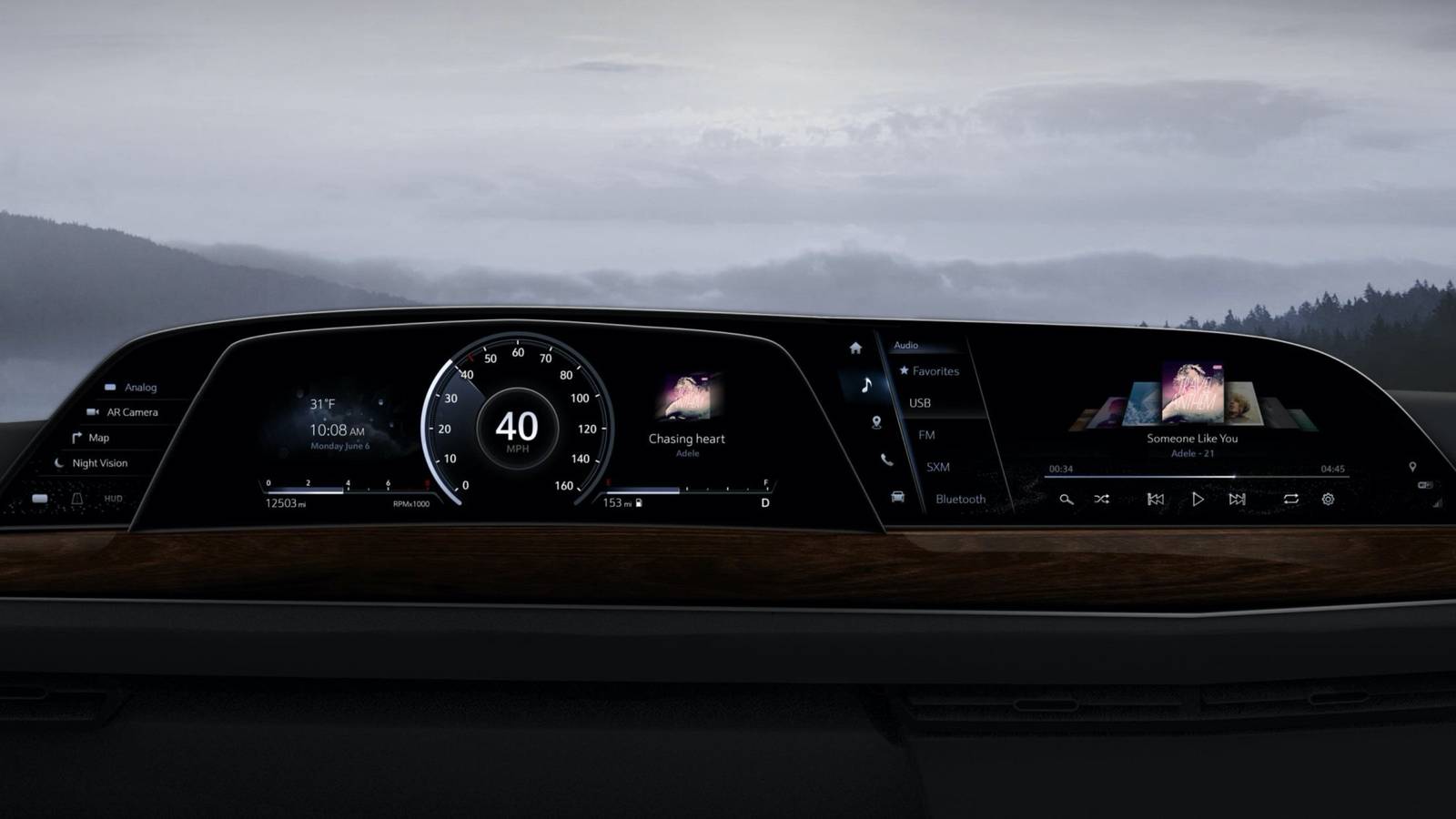 LG will put the first curved OLED in a car for the 2021 Cadillac Escalade