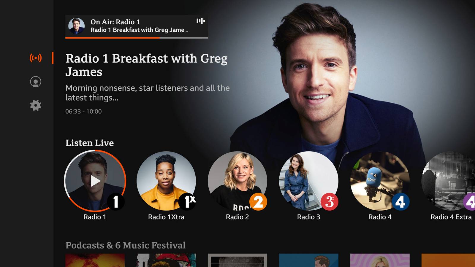BBC Sounds TV app arrives, YouView and Virgin TV boxes first