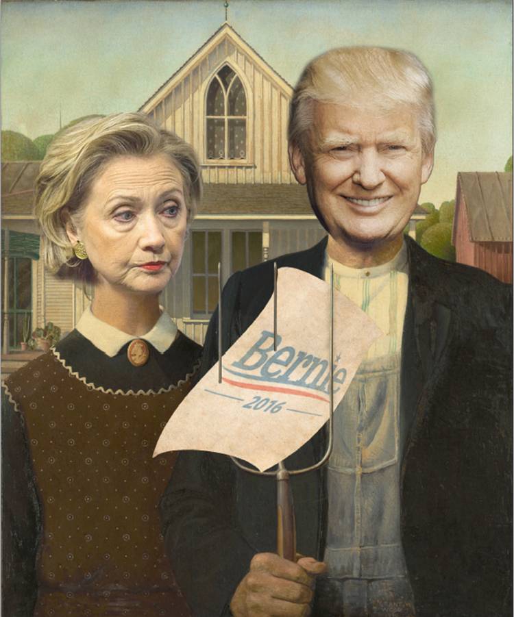 Modern politicians fantastically re-imagined in famous portrait paintings