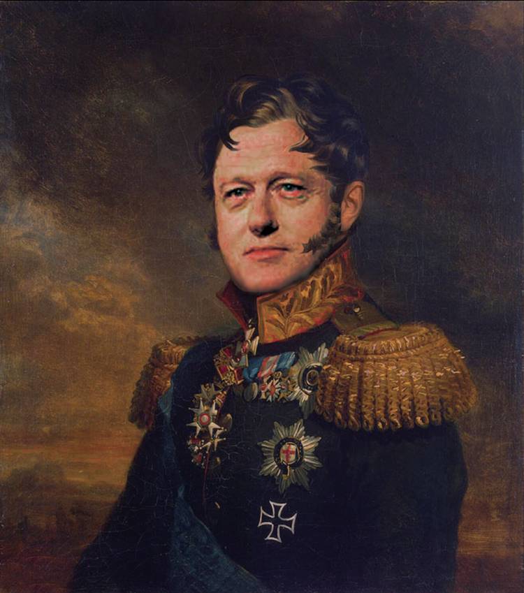 Modern politicians fantastically re-imagined in famous portrait paintings