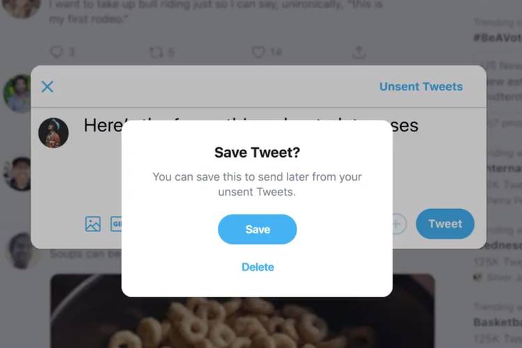 How to save a tweet draft and schedule a tweet on Twitter