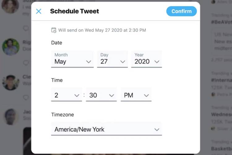 How to save a tweet draft and schedule a tweet on Twitter