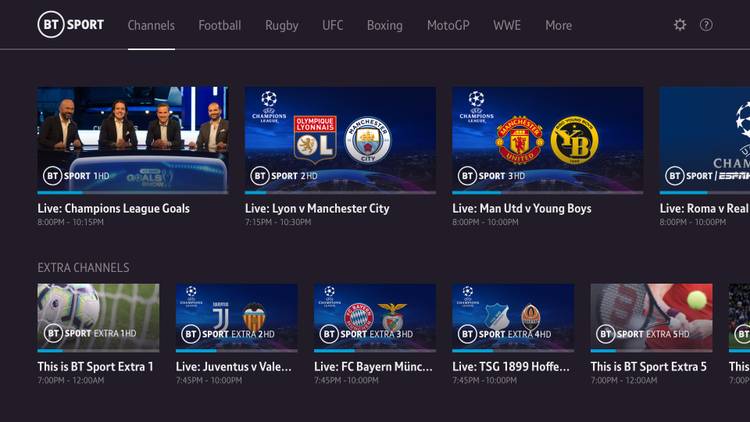 BT Sport arrives on Now TV in time for Prem League restart