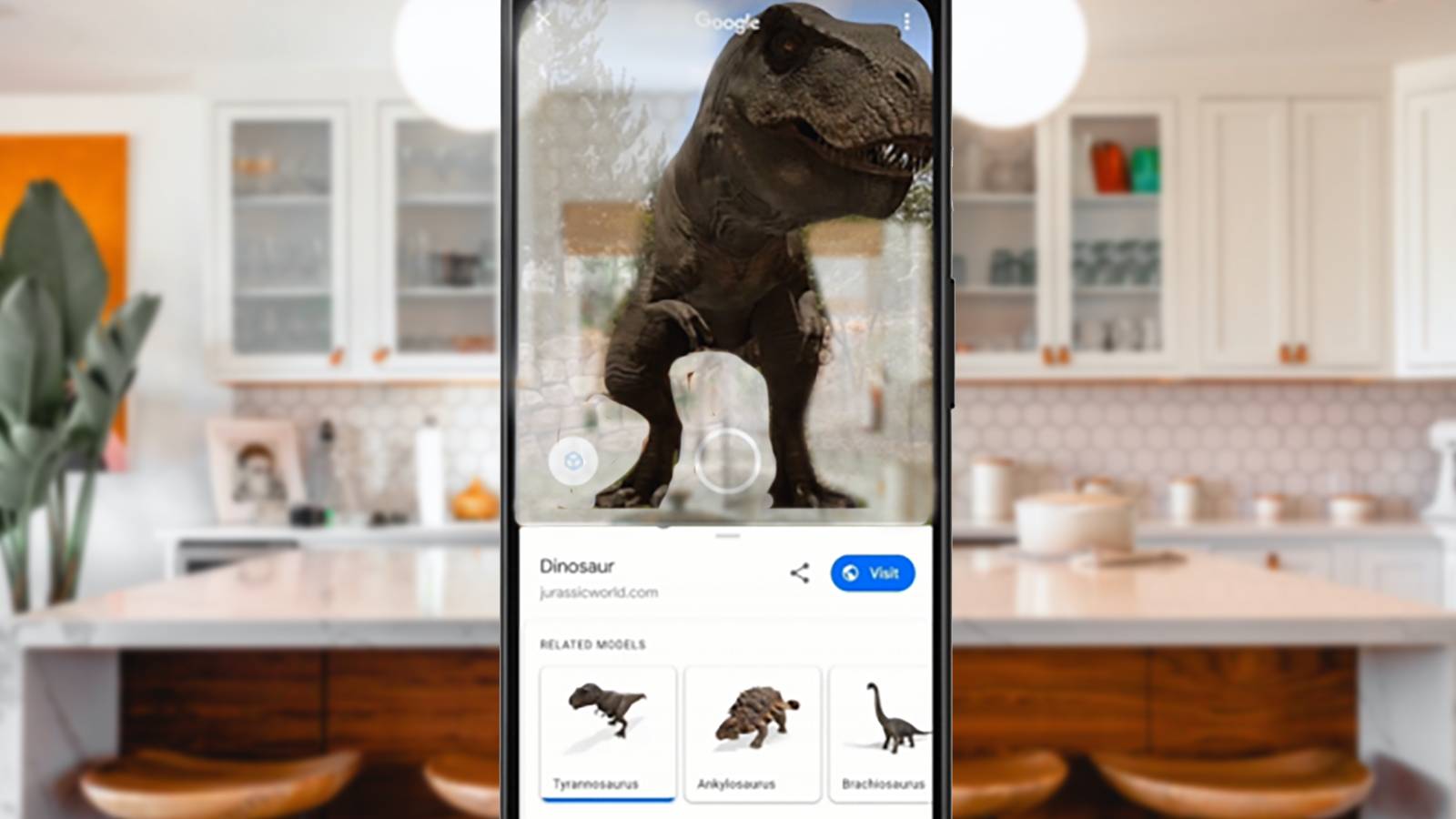 Google 3D objects: How to view dinosaurs in AR right in your kitchen