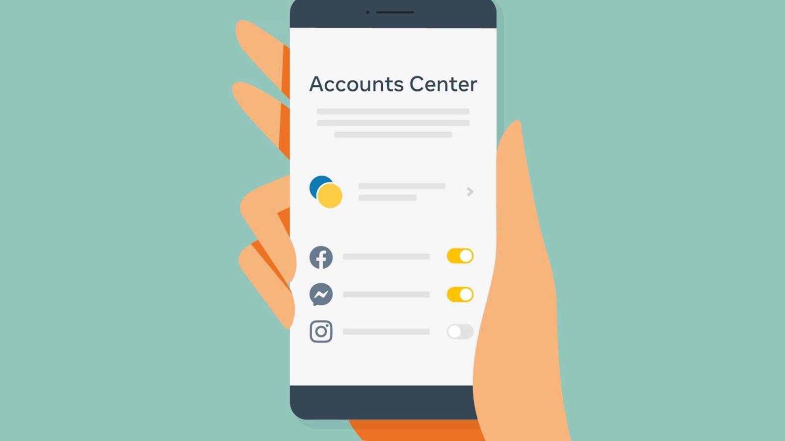 How Accounts Center unifies Facebook, Instagram, Messenger