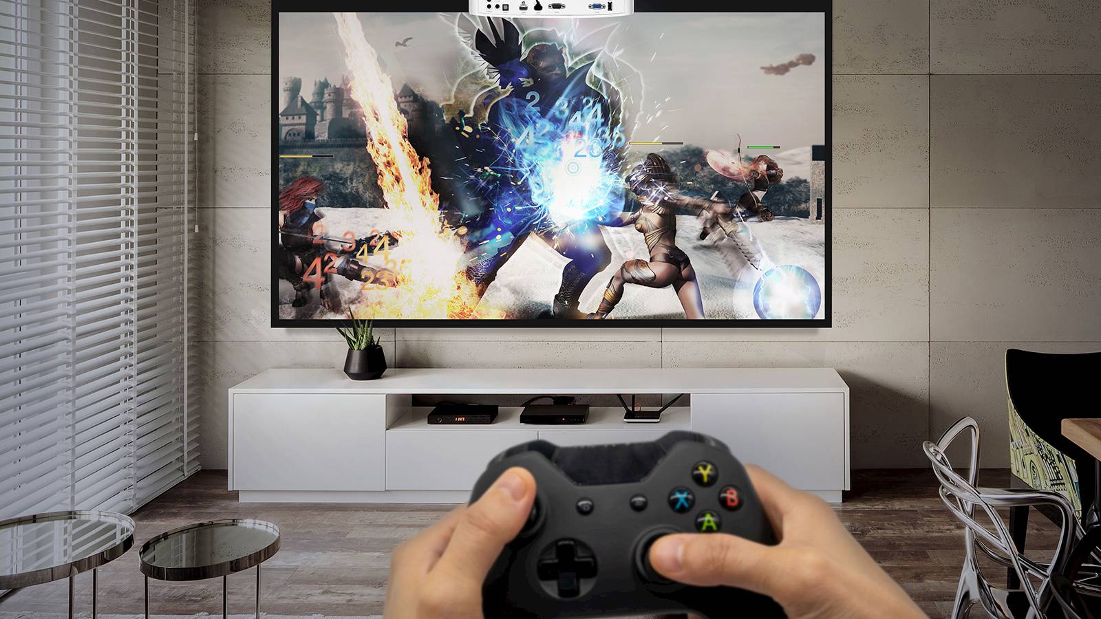 Optoma 4K gaming projectors give you up to 300-inch images