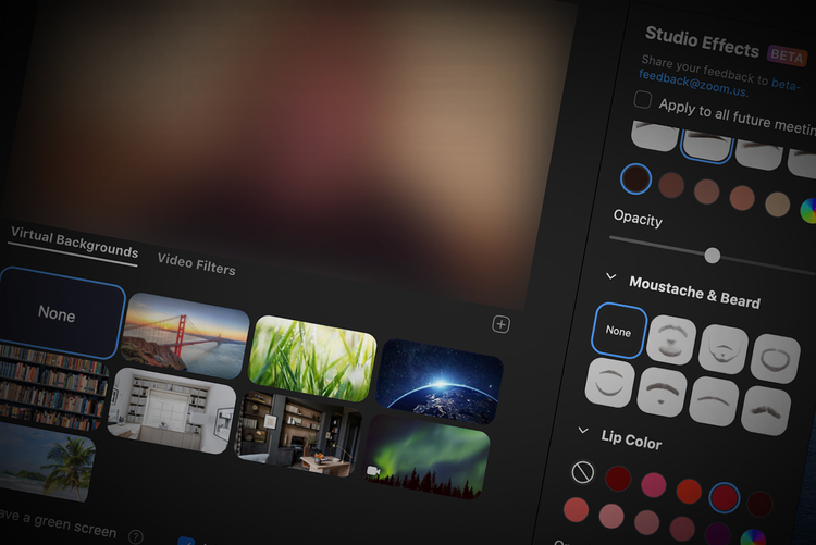 Zoom Studio Effects: How to use makeup filters in Zoom calls