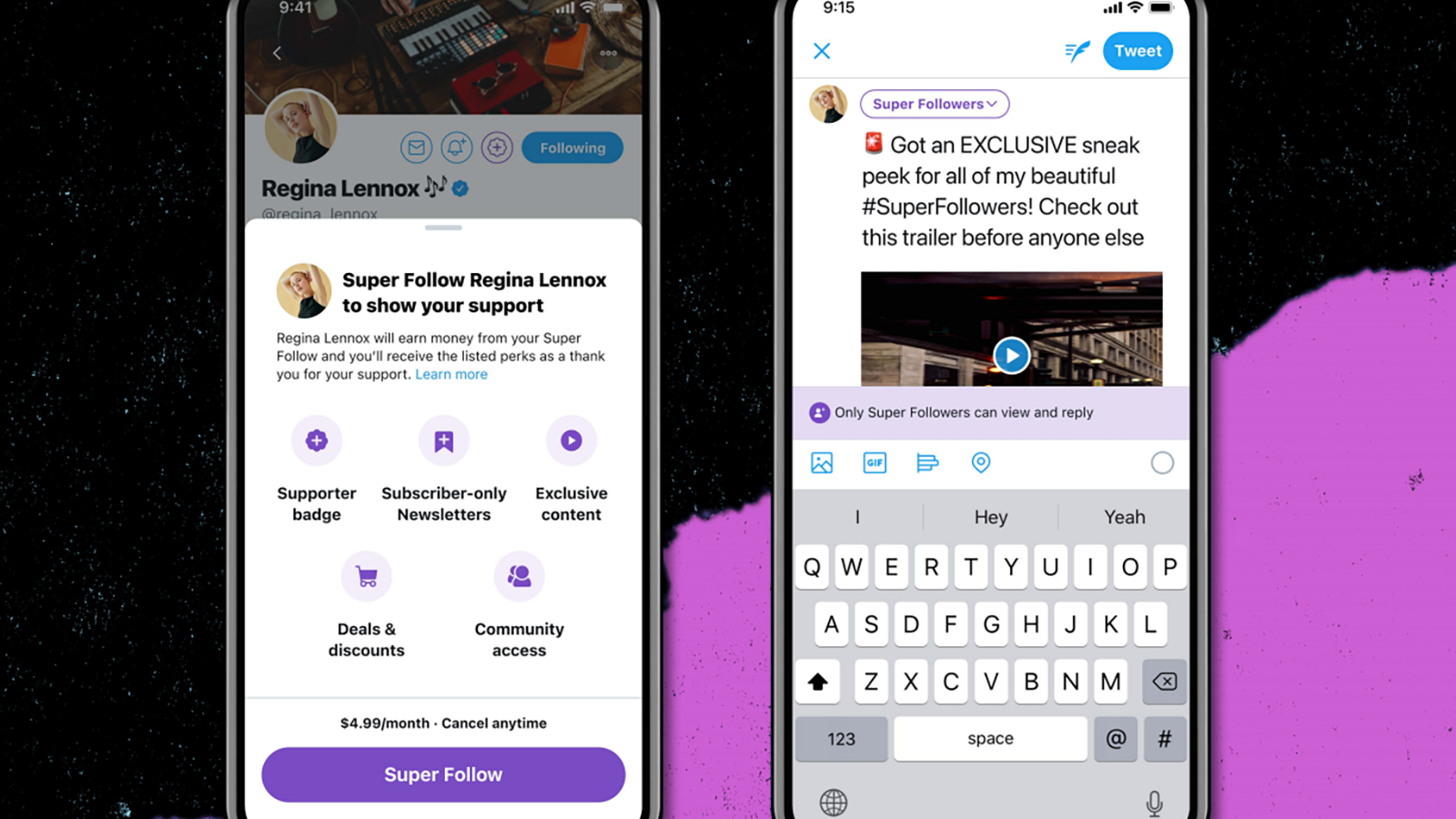 Twitter Super Follow lets you charge for exclusive content