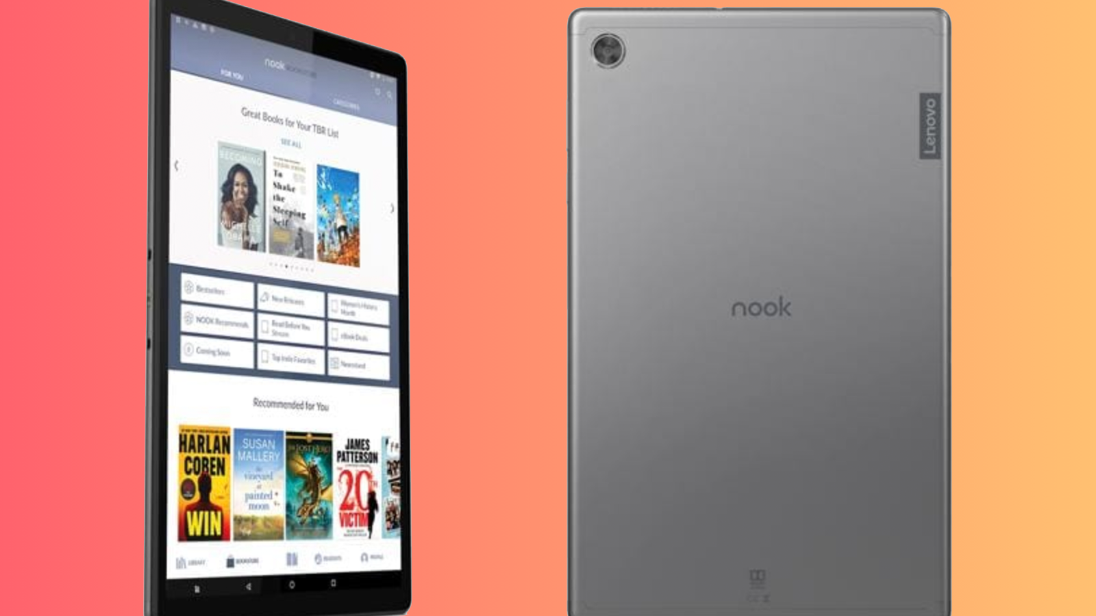 Barnes & Noble's new Nook is a 10-inch tablet made by Lenovo